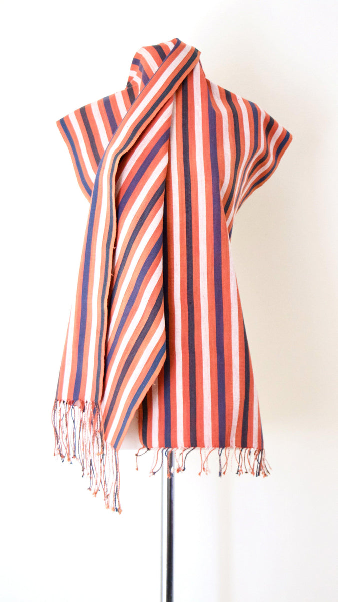Red, White and Blue Striped Weaving